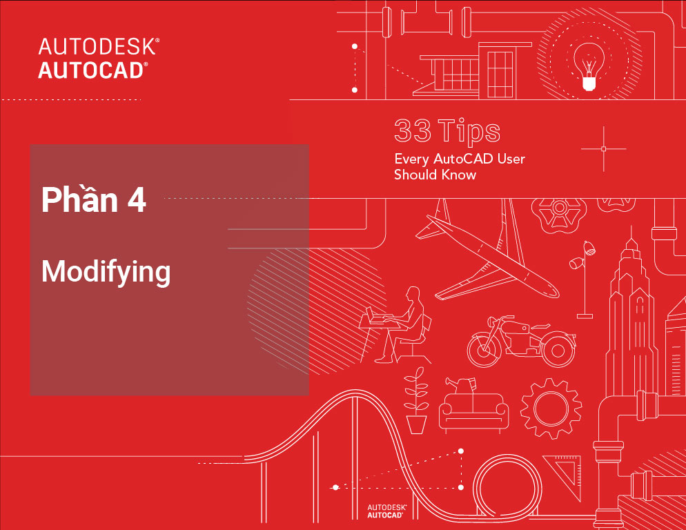33 Mẹo AutoCAD: Lệnh Edit Block, Group, Explode Attributes