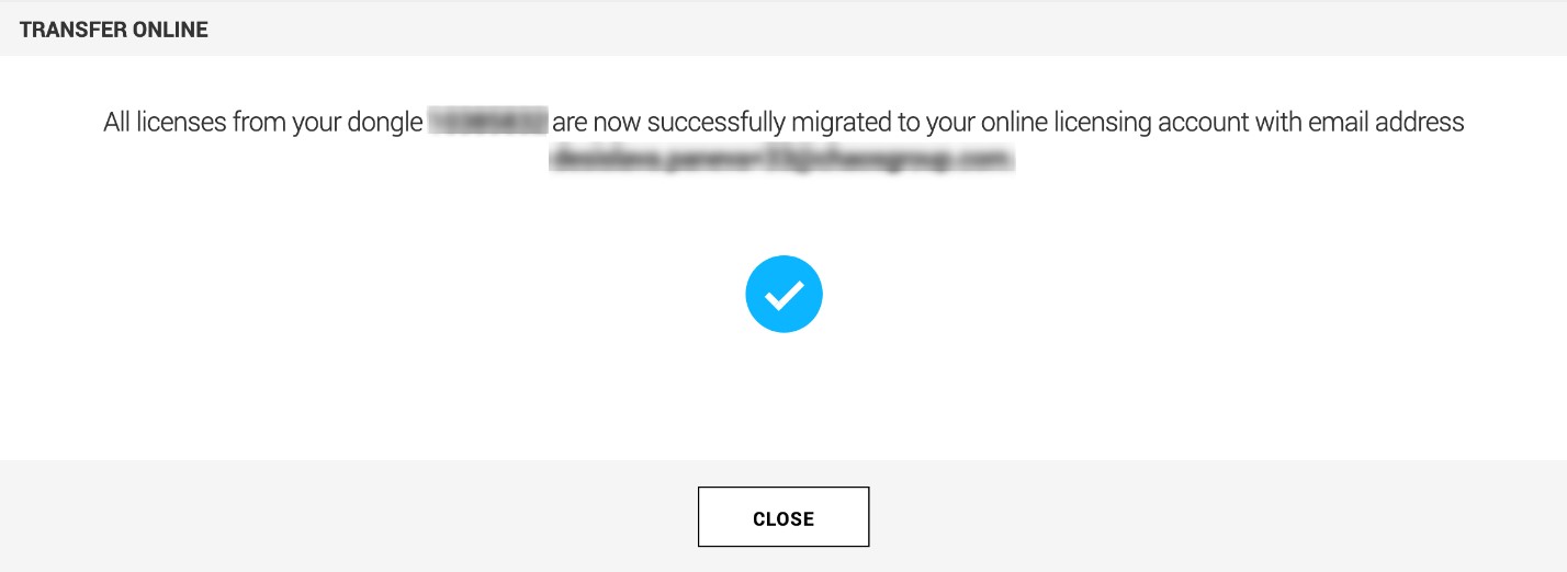 V-Ray: Transferring Dongle Licenses Online