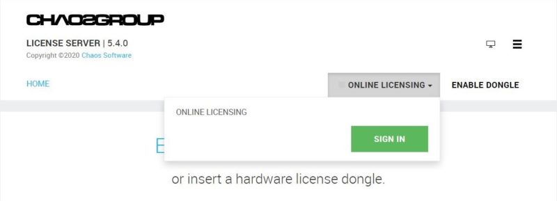 V-Ray: Transferring Dongle Licenses Online