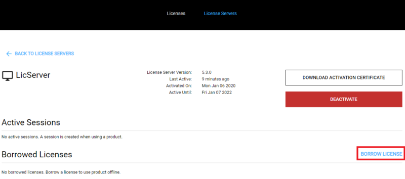 V-Ray: Borrowing Licenses For Offline Use