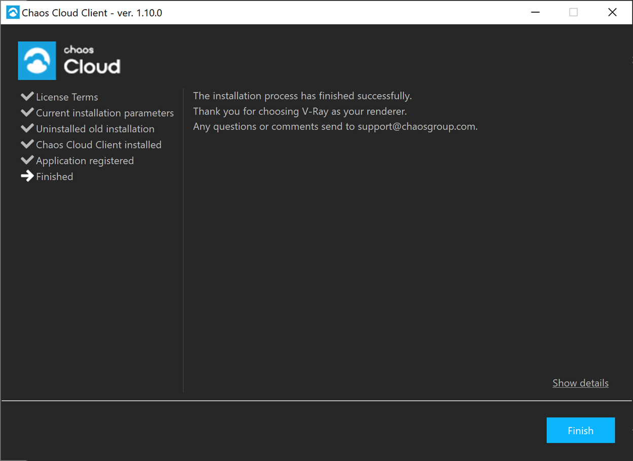 Installation Of Chaos Cloud Client App