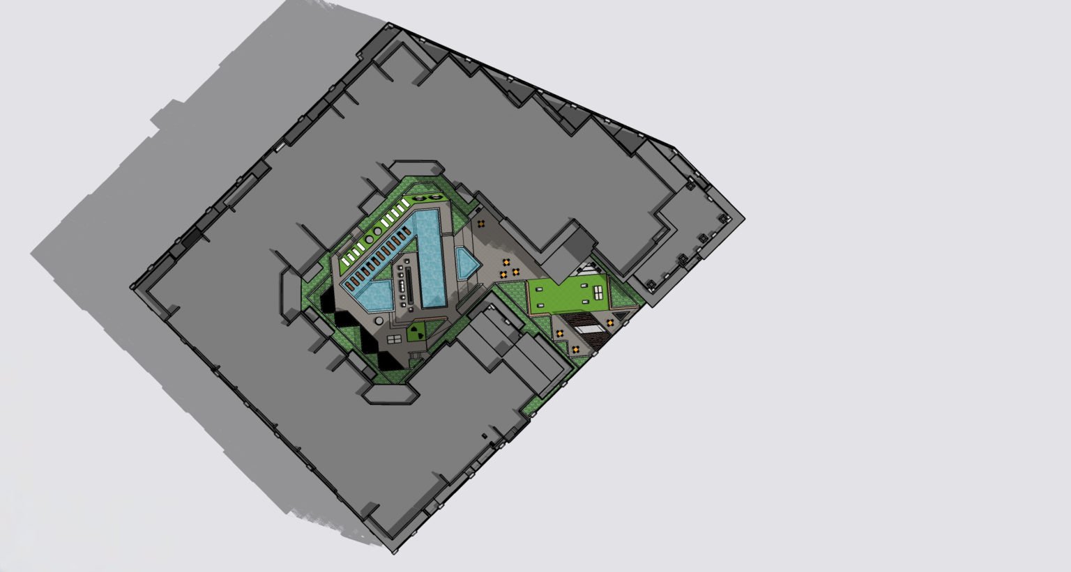 Three Ways To Use SketchUp For Rooftop Amenity Design